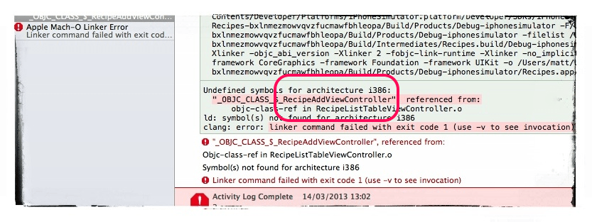 One Way to Fix the Apple Mach-o Linker Error One Way to Fix the Apple Mach-o Linker Error