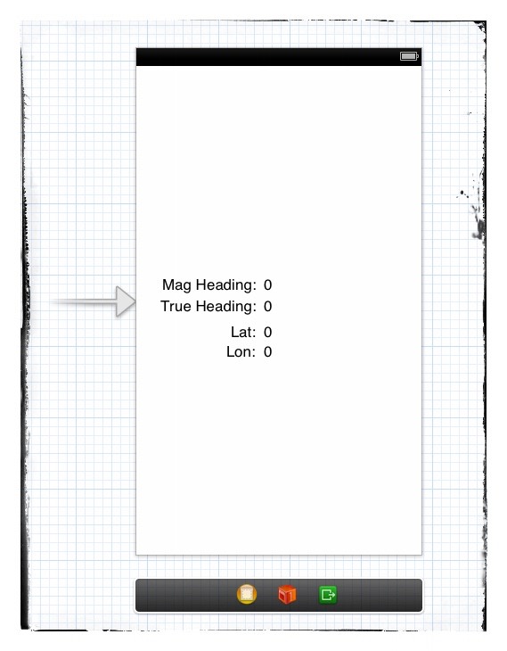 How to use the iPhone Digital Compass in your App - CLHeading Tutorial ...