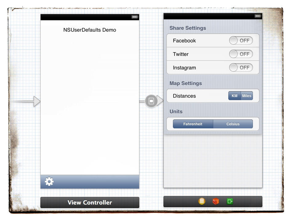 NSUserDefaults Example App - DevFright