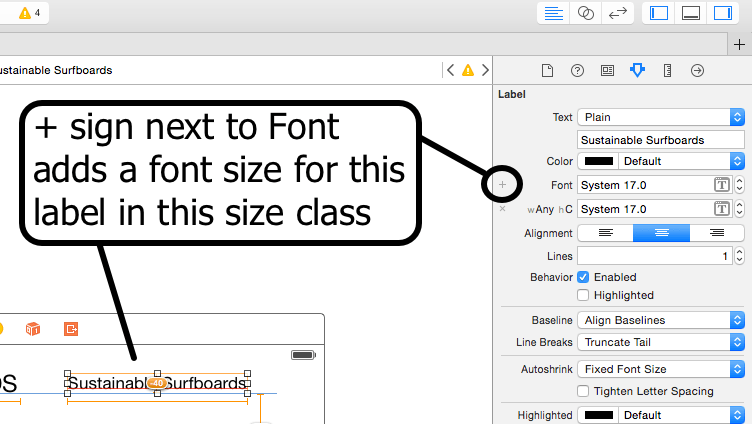 Enabling Size Classes In Xcode