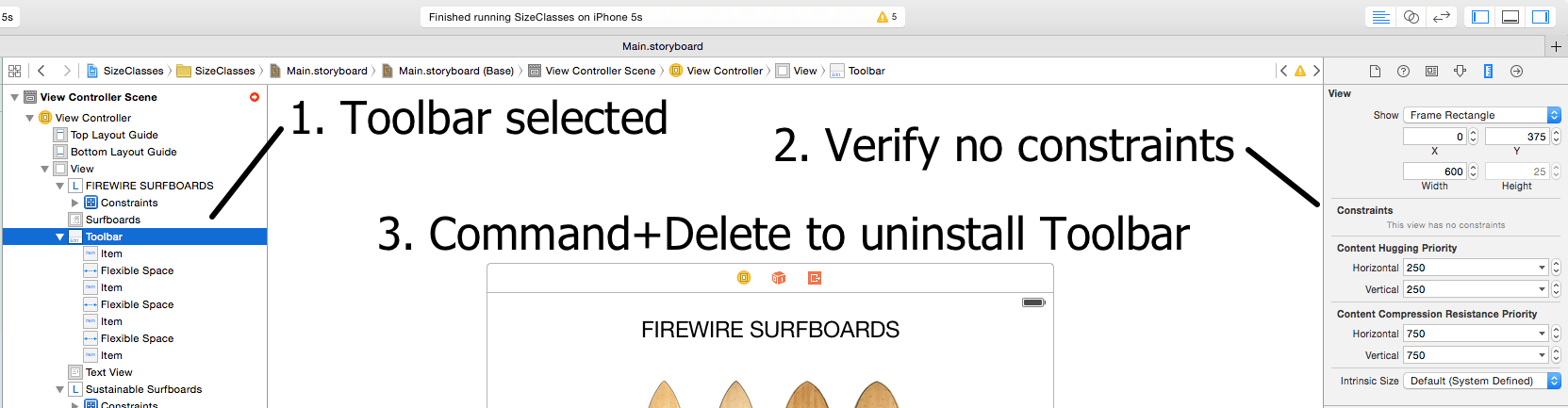 Enabling Size Classes In Xcode Devfright