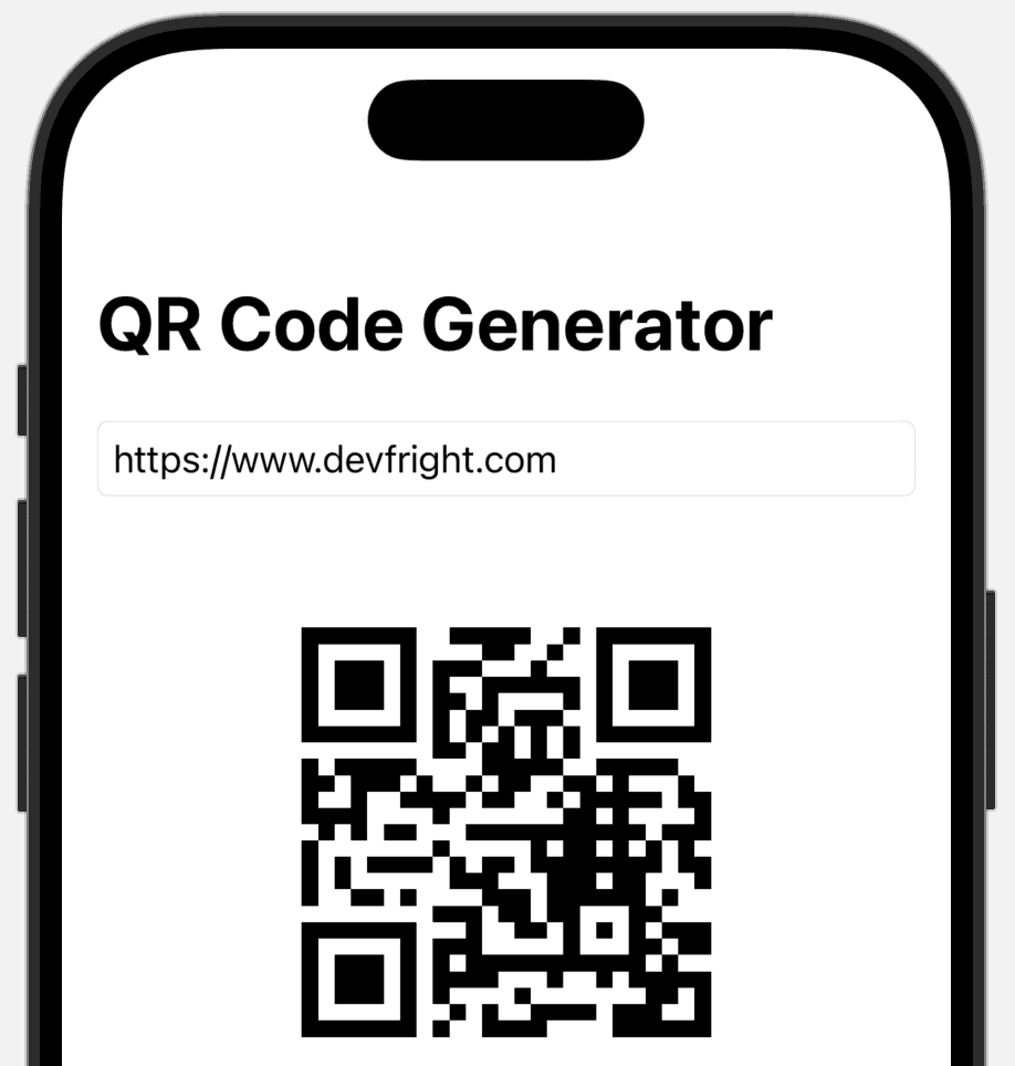 How to Build a Native QR Code Generator for iPhone with SwiftUI - DevFright